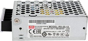 Mean Well power supply, RS-25-12, 25 watt, 12 valt, 2.1 AMP, panel ...