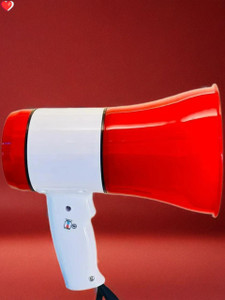Bashaam X114 (HANDHELD RECHARGEABLE MEGAPHONE) with Recording ...