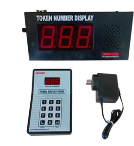 DRMS STORE Token Display System With Ding -Dong Bell For Hospital ...