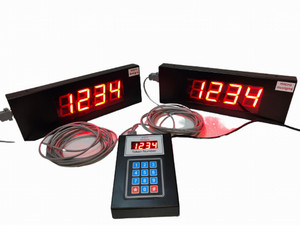 microdesigns 4-digit Token Display System with dual display units 5+5 m ...
