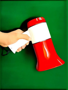 Ziddjeet A233Handheld Megaphone with LED Light USB & TF Card Support ...