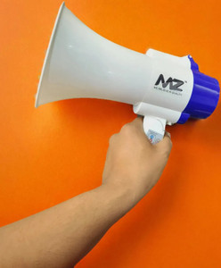 3BAAN A207 Mic15 HANDHELD RECHARGEABLE MEGAPHONE) with Recording Indoor ...