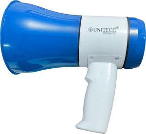Unitech India Megaphone Blue Megaphone Outdoor, Indoor PA System Price ...