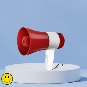 Frony Megaphone with USB Charging, Siren Speaker and 50 Watt High ...