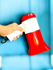 3BAAN A275Handheld Megaphone with LED Light USB & TF Card Support USB ...