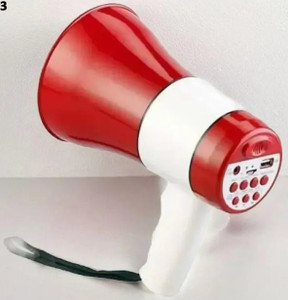 Khatusha A701 Mic 11 (HANDHELD RECHARGEABLE MEGAPHONE) with Recording ...