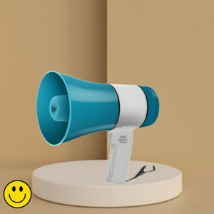 FRONY Megaphone with USB Charging, Siren Speaker and 50 Watt High ...