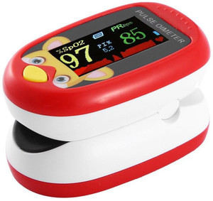 ACU-CHECK Kids Pulse Oximeter Pediatric SpO2 Blood Oxygen Saturation ...