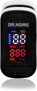 Dr.Home Black & White Color Fingertip Pulse Oximeter with LED Display ...