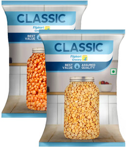Classic Yellow Toor/Arhar Dal (Split) (Classic /Toor dal split Masoor ...