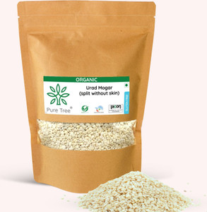 Pure Tree Organic White Urad Dal (Split) (Urad Dal without skin) Price ...