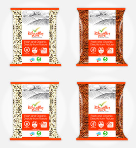 Ritually Pure Organic Combo (Split) (Chola Whole 2 Kg + Kala Chana 2 Kg ...