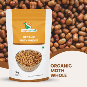 Sapphire Foods Organic Brown Mot Matki (Whole) Price in India - Buy ...