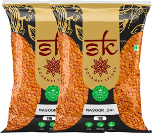 SK GOURMET SPICES Organic Kesari Masoor Dal (Whole) (Dals & Pulses ...