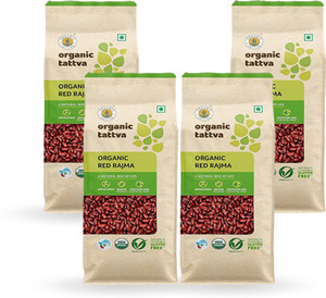 Organic Tattva Red Rajma (Whole) Price in India - Buy Organic Tattva ...