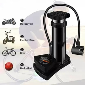 ELRINZA Pump Activated Floor Air Pump Bicycle Bicycle, Bicycle, Car ...