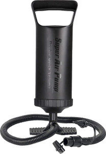 Strauss High Output Inflatables Hand Air Pump with 3 Nozzle Hose Ball ...