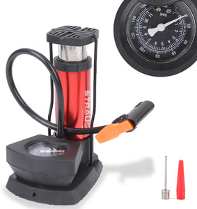 Strauss Mini Foot Air Pump | Foot Activated Floor Air with Gauge ...