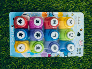 Flipkart.com | Crafty 12 Punch Machine multi color, multi shape Punches ...