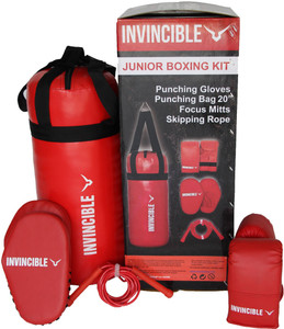 Invincible Junior Boxing Kit Hanging Bag - Buy Invincible Junior Boxing ...
