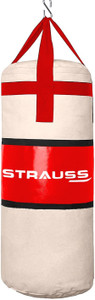 Strauss Heavy Duty Canvas Punching Bag Filled | Gym Boxing Bag | Punch ...