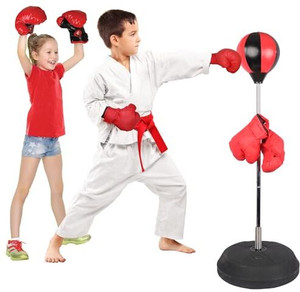 Hacer Boxing Ball Punching Gloves Set with Hand Pump Spring Relief ...