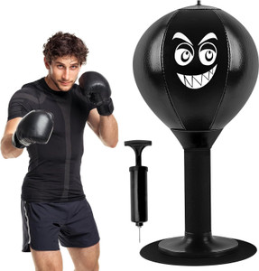 iweike Desktop Punching Bag Stress Buster with Suction Cup for Office ...