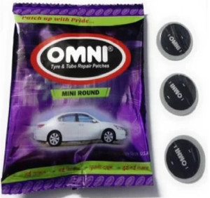 PRIDE Mini Round Puncture Repair Patches Of 50 Pcs For Tyre & Tube ...