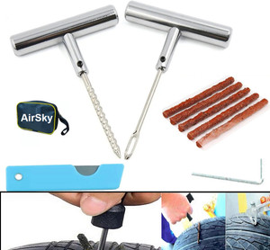 AIRSKY Heavy Duty Solid Puncture Kit Strips 5 Pcs For Cars & Bikes ...