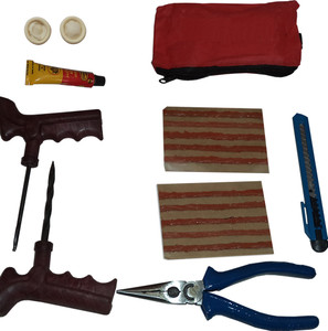 PSE PSE_PK Universal Puncture Tool Kit for Tubeless Tyre for Car, Bike ...