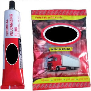 PRIDE Puncture Repair Patches forTubes Tyres Repairs with Chemical ...