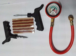 SEAHORSE POLYMERS Air Pressure Pipe Gauge(200 PSI) with Tubeless Tyre ...