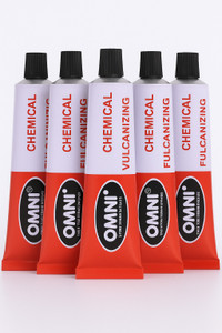 PRIDE OMNI Chemical Vulcanizing Fluid – 5 PCS Pack (75 ml Each) Rubber ...