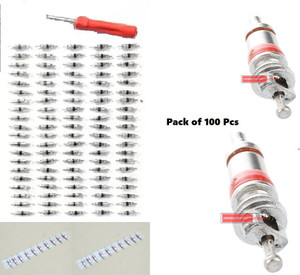 PRIDE Tyre Valve Stem Core C1-Short INS (100pcs Valve Pin) Genuine Pins ...