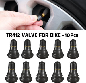 WILLIBEE TR412 Tubeless Tyre Valve Stem Rubber Brass Snap Valve/Neck ...