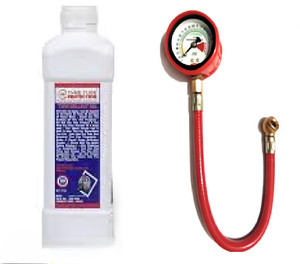 PRIDE PREMIUM HEAVY DUTY PIPE GAUGE WITH TYRE SEALANT Tubeless Tyre ...