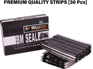 WILLIBEE Heavy Duty Black Puncher Repair Strips (30 Pcs) Puncture ...