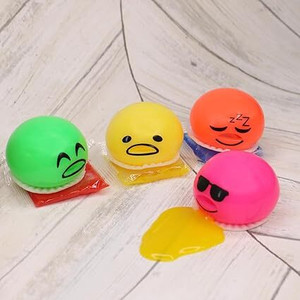 FULLY 1 pcs Puking Ball Non Sticky Stress Ball, Slime Prank Toy ...