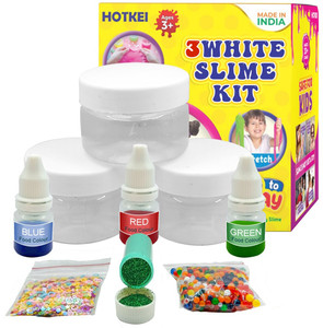HOTKEI (Pack of 3) Clear Slime Kit Toys slime putty clay kit set for ...