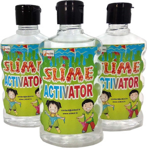 StepsToDo Super Slime Activator Clear Liquid Solution (Pack of 3 ...