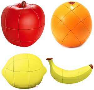 D ETERNAL Fruit Cube Banana Lemon Orange Cube Magic Twisty Puzzle Cube ...