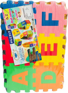 Jalaunsportscreations Alphabet & Number Puzzle Mat kids Learning, Fun ...