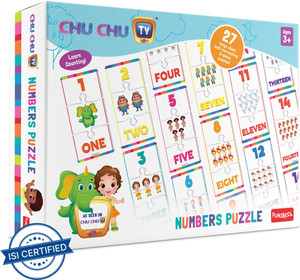 FUNSKOOL CHU CHU NUMBERS JIGSAW PUZZLE - CHU CHU NUMBERS JIGSAW PUZZLE ...