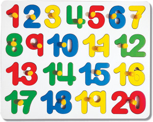 The Ally Numbers 1 to 20 Wooden Educational Puzzle for Early Learning ...