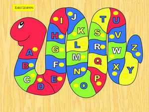 SHALAFI Alphabets and numbers Educational Learning toys Puzzle Alphabet ...