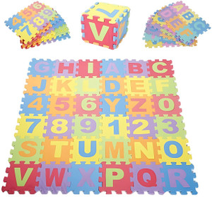 VC ICONIC Alphabet Interlocking Puzzle Mat Tiles ABC and Digits ...