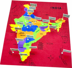 FIRSTFLY India Map with States, Capitals and Union Territory ...