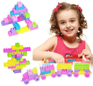 GREEN WAY DIY Puzzle Building Blocks Game Toys for Kids - DIY Puzzle ...
