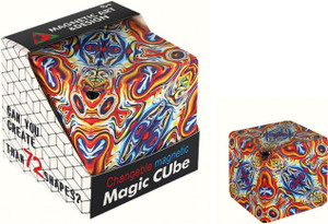 ARIZON 3D Fun Magnetic Cube Puzzle Box | Shape Shifting Cube| Infinity ...