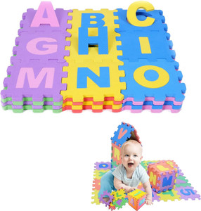 PANFIKH Puzzle Mat Alphabets for kids learning Puzzle Foam Abcd Mat for ...